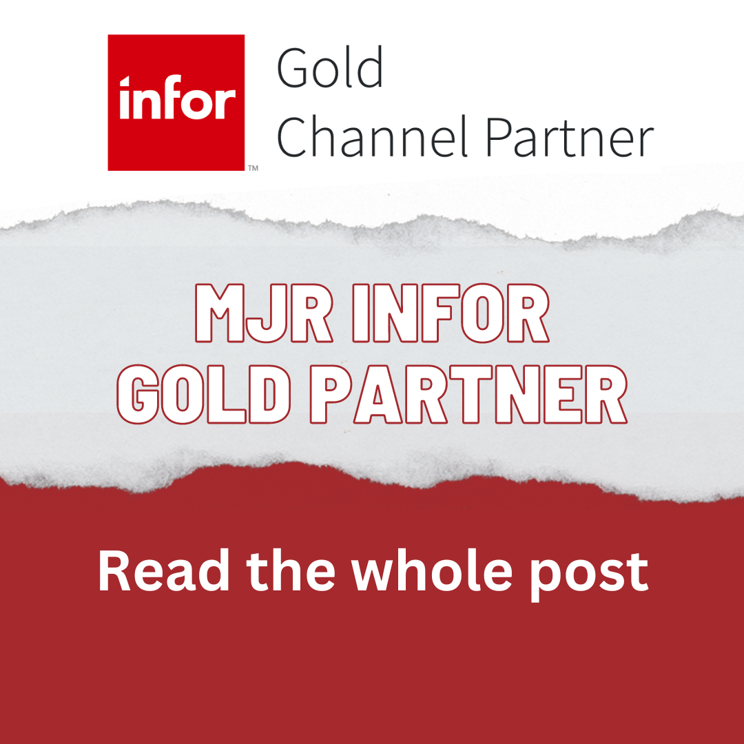We are Infor Gold Partner - MJR GmbH