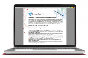 Output Management with InterForm | Flexible & intelligent ️