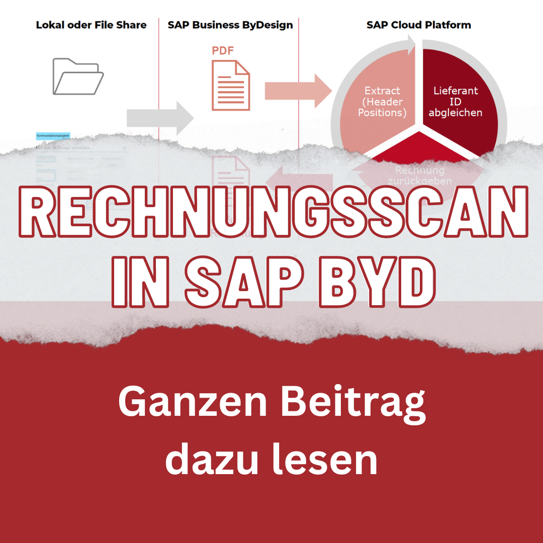 Automatisierte Rechnungsverarbeitung in SAP ByD
